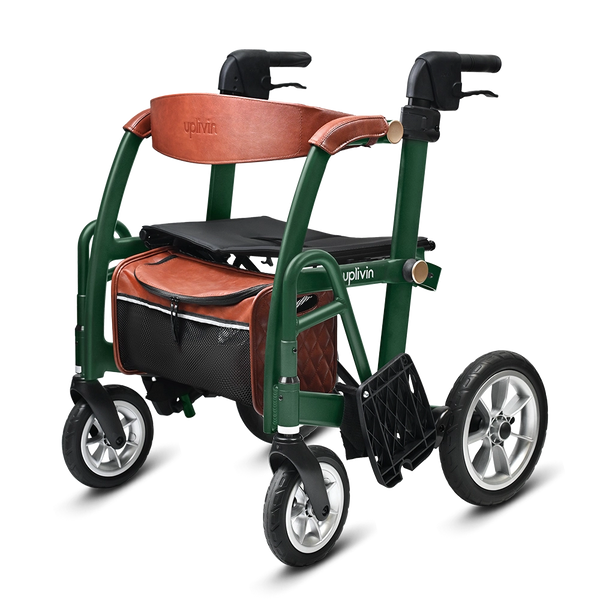 Glide 2 in 1 Rollator & Transport Chair - uplivin